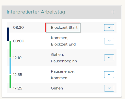 Regel: Blockzeit – TimeRocket – Tutorial