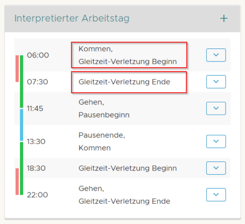 Regel: Gleitzeit – TimeRocket – Tutorial