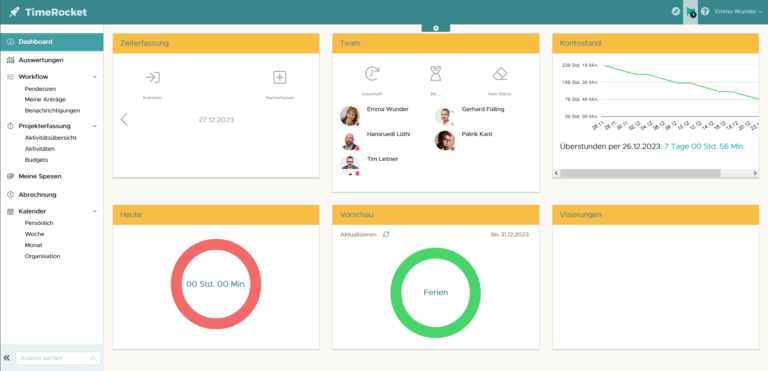 Erste Schritte mit TimeRocket – TimeRocket – Tutorial