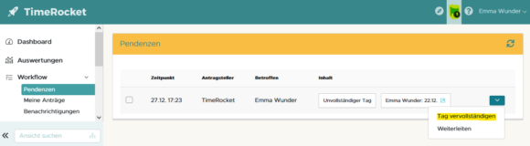 Erste Schritte mit TimeRocket – TimeRocket – Tutorial
